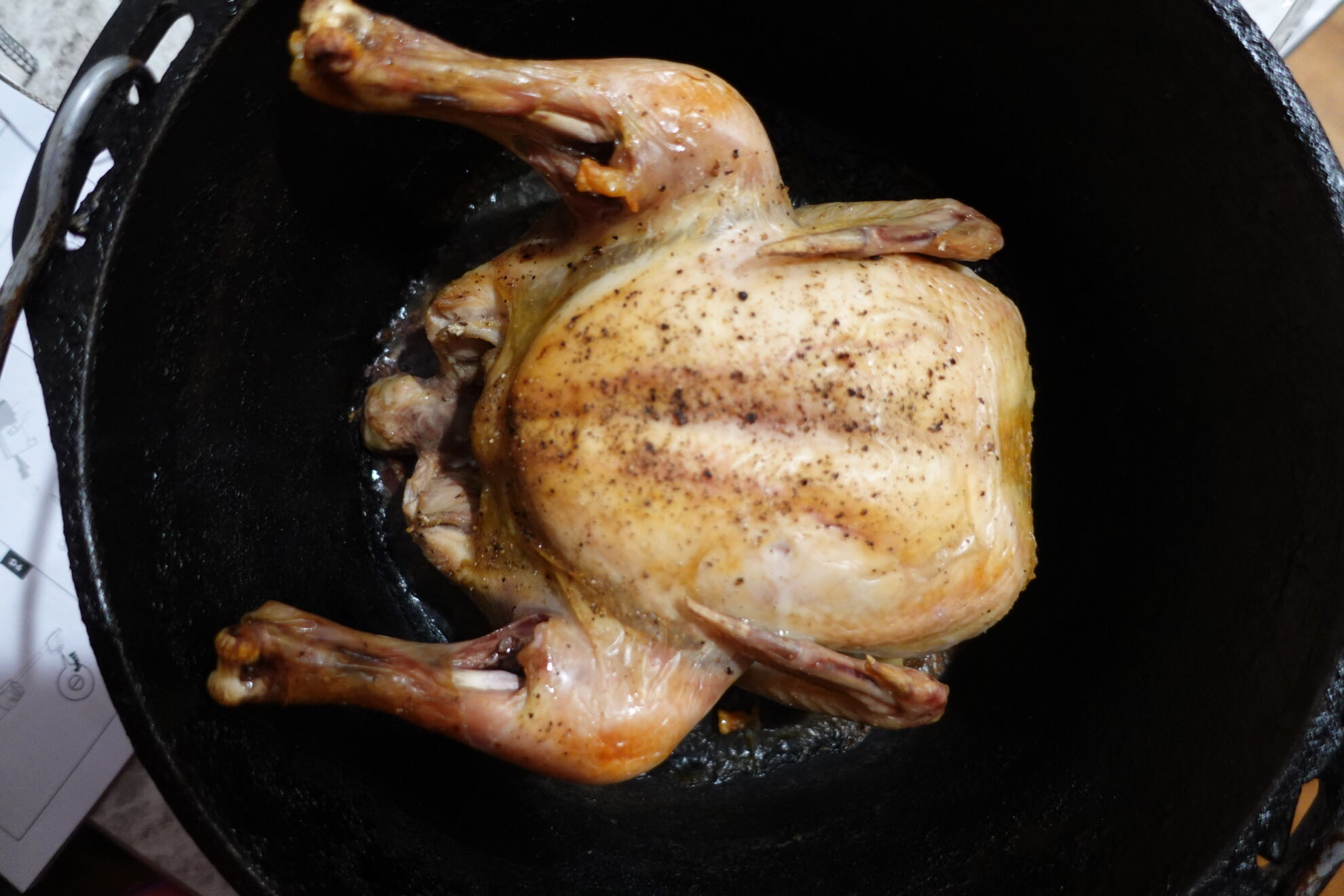 Slow Roasted Chicken: A simple method for a whole chicken